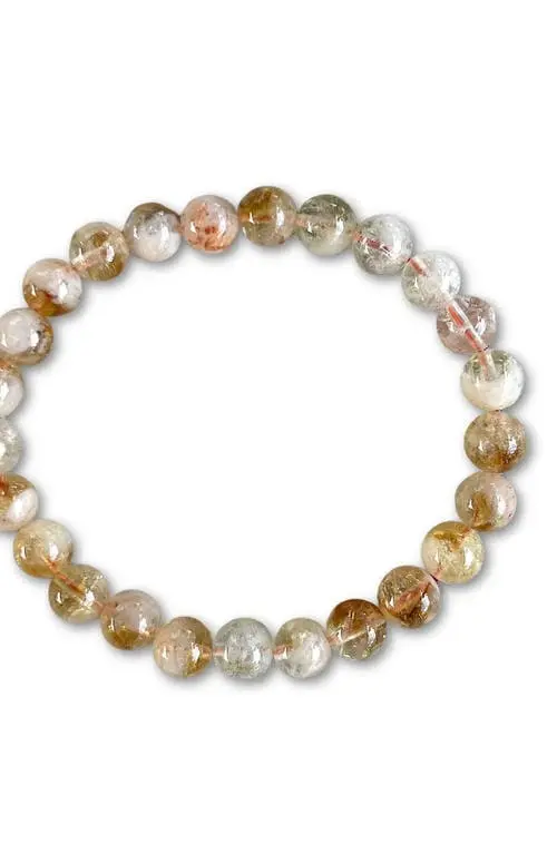 HUMANIST BEAUTY Crystal Beaded Bracelet - Citrine