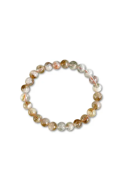 HUMANIST BEAUTY Crystal Beaded Bracelet - Citrine