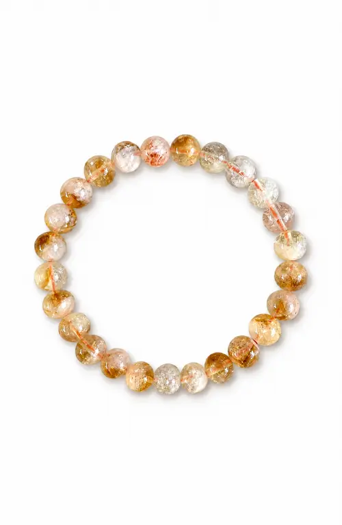 HUMANIST BEAUTY Crystal Beaded Bracelet - Citrine