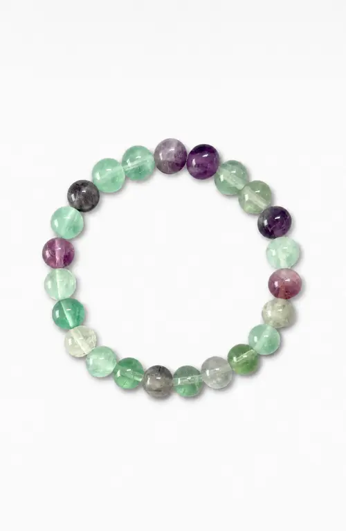 HUMANIST BEAUTY Crystal Beaded Bracelet - Fluorite