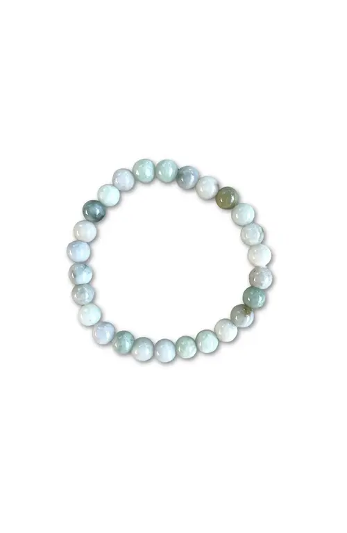HUMANIST BEAUTY Crystal Beaded Bracelet - Jade