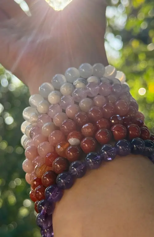 HUMANIST BEAUTY Crystal Beaded Bracelet - Kambaba