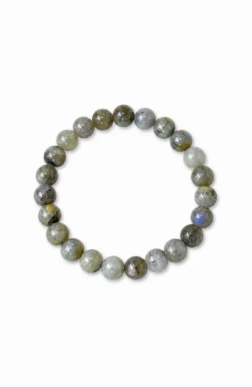 HUMANIST BEAUTY Crystal Beaded Bracelet - Labradorite