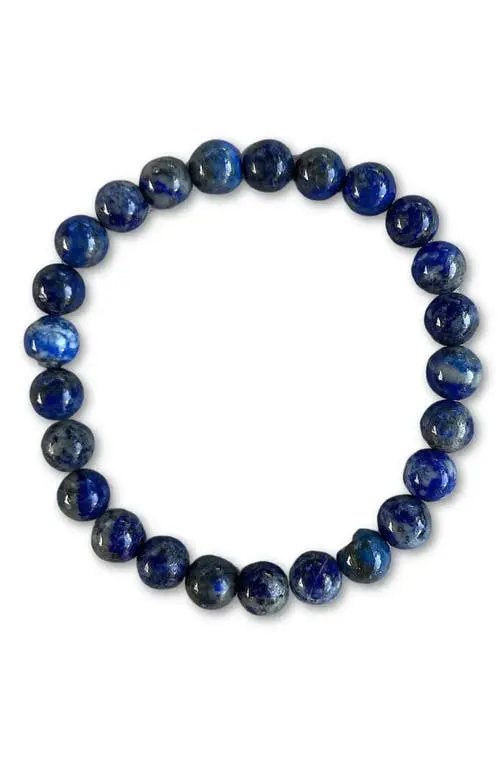 HUMANIST BEAUTY Crystal Beaded Bracelet - Lapis Lazuli