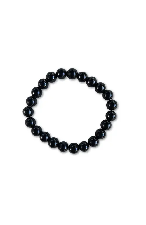 HUMANIST BEAUTY Crystal Healing Beaded Bracelet - Obsidian