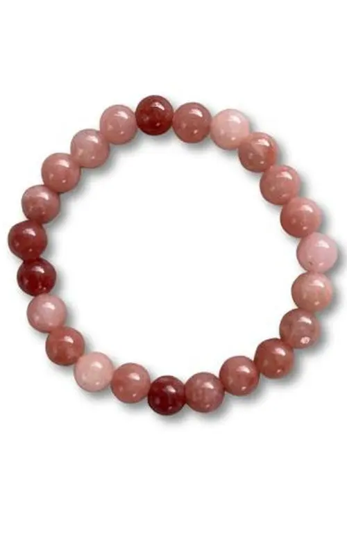 HUMANIST BEAUTY Crystal Beaded Bracelet - Pink Aventurine