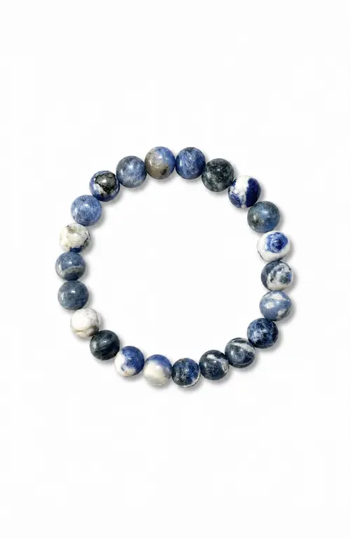 HUMANIST BEAUTY Crystal Beaded Bracelet - Sodalite