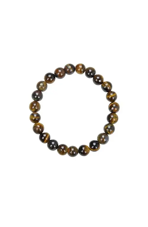 HUMANIST BEAUTY Crystal Healing Beaded Bracelet - Tiger Eye