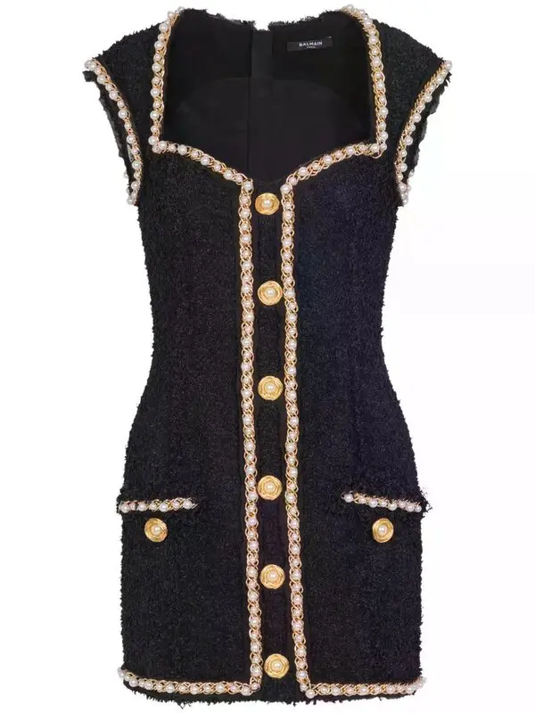Balmain Embellished Mini Dress