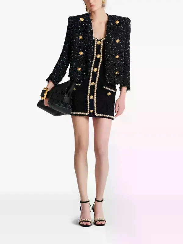 Balmain Embellished Mini Dress