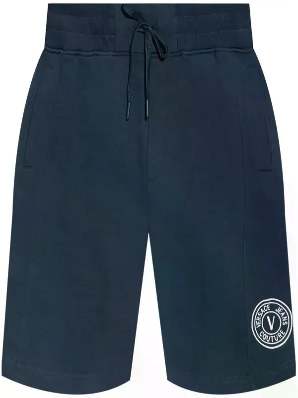 Versace Logo-embroidered Track Shorts