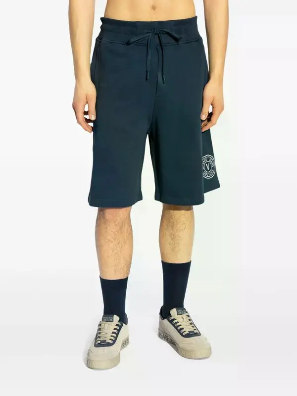 Versace Logo-embroidered Track Shorts