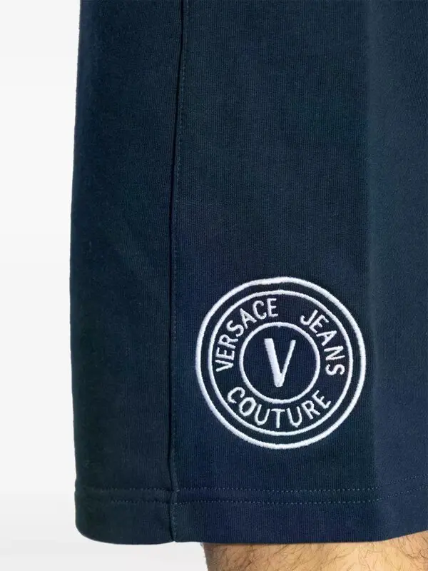 Versace Logo-embroidered Track Shorts