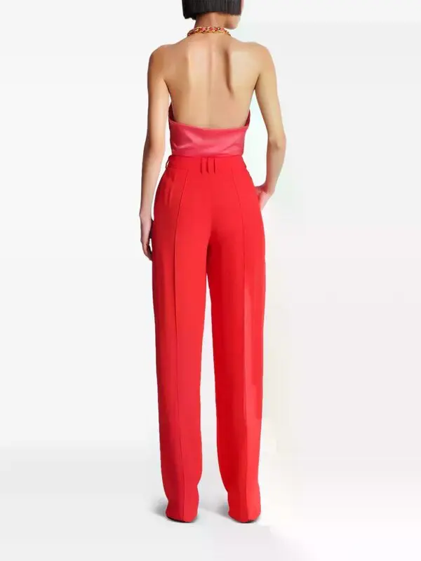 Balmain Crepe Tailored Trousers
