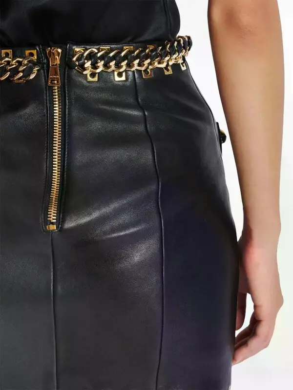 Balmain Chain-detail Mini Skirt