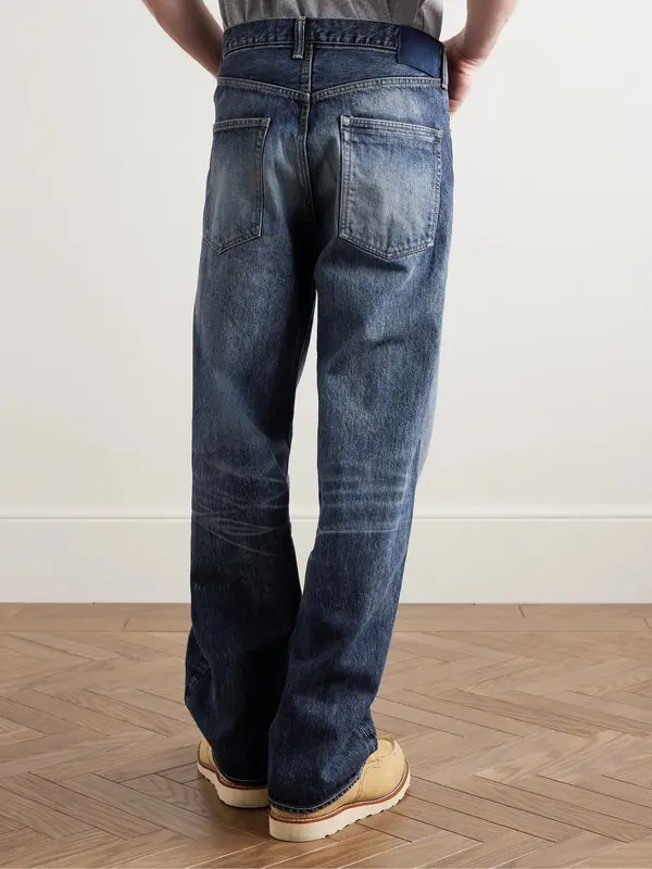 Visvim Social Sculpture 01 Straight-leg Selvedge Jeans - Blue