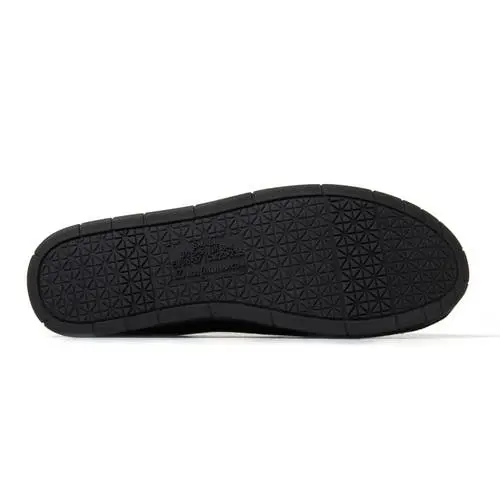 DEARFOAMS Velour Closed Back Slippers - Black