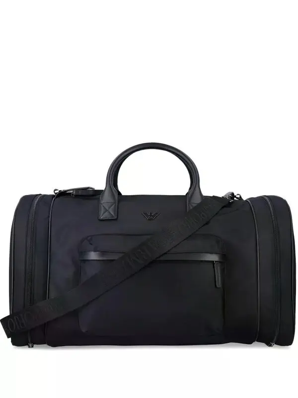 Emporio Armani Logo Holdall - Black