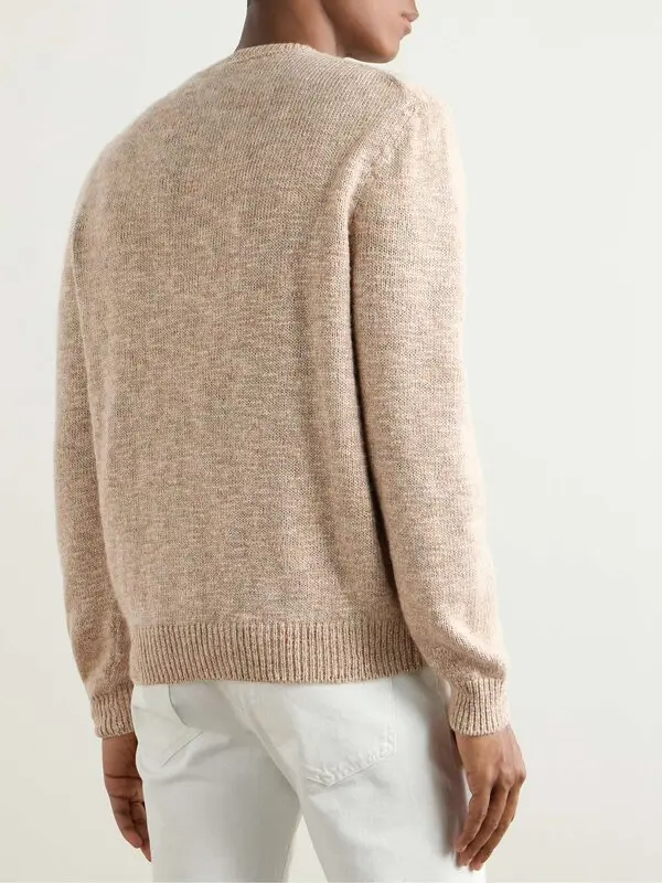 Loro Piana Silk, Cashmere And Linen-blend Sweater