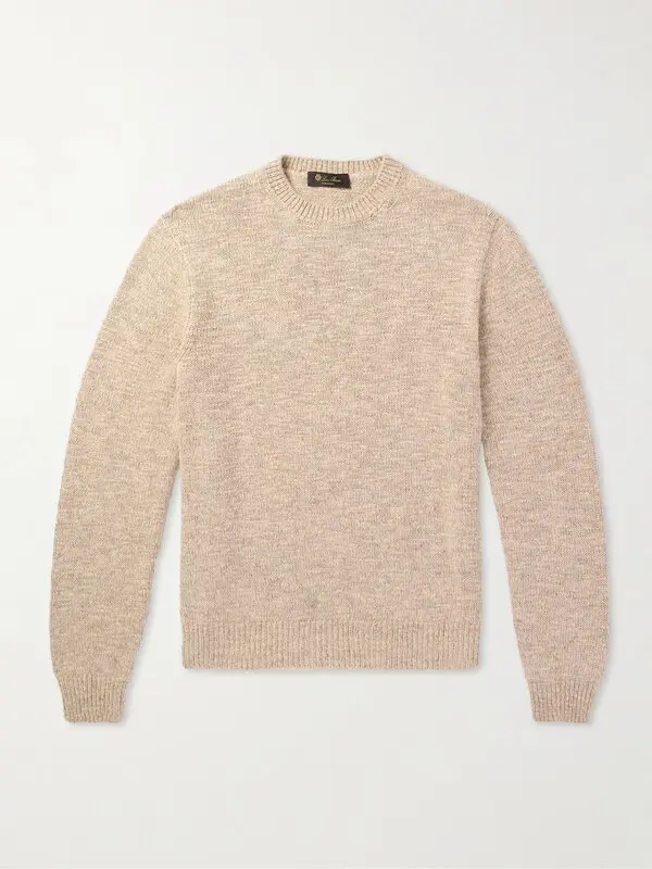 Loro Piana Silk, Cashmere And Linen-blend Sweater