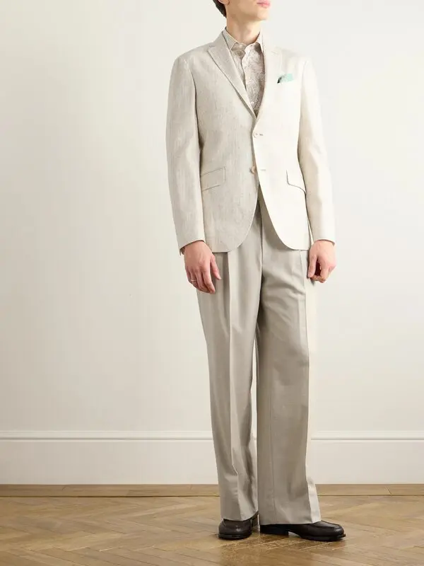 Etro Cotton-jacquard Suit Jacket