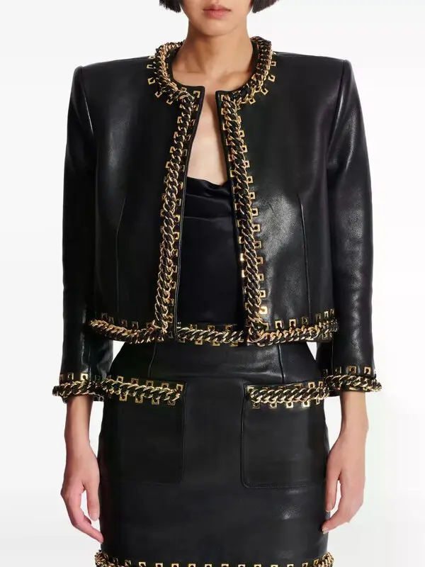 Balmain Chain Detail Jacket