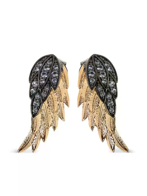 Zadig&Voltaire Embellished Wing Earrings