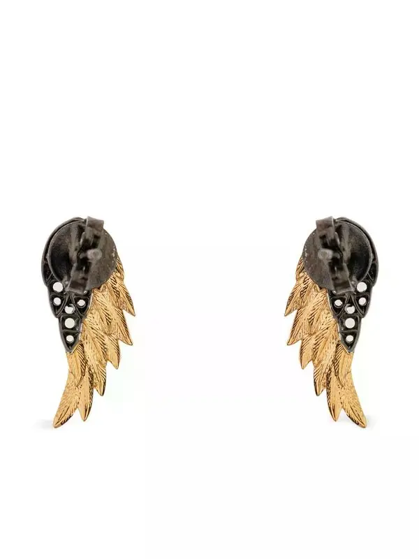 Zadig&Voltaire Embellished Wing Earrings