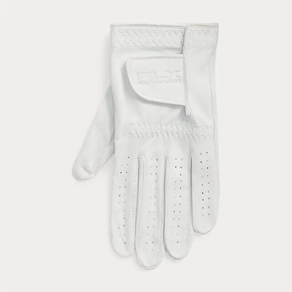 Ralph Lauren Cabretta Leather Golf Glove Left Hand - White