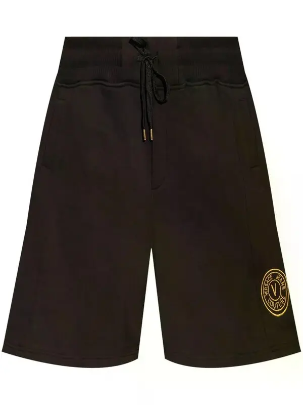 Versace Logo-embroidered Shorts