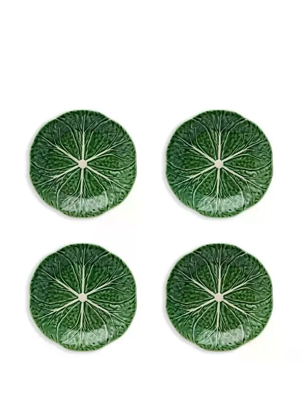 BORDALLO PINHEIRO Couve Plates Set - Green