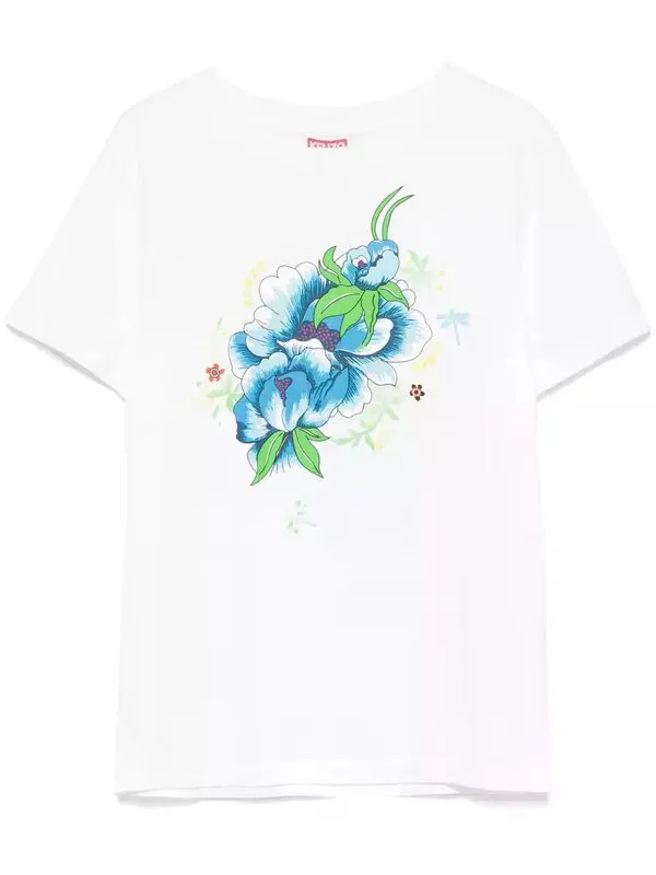 Kenzo Peonies T-shirt - White