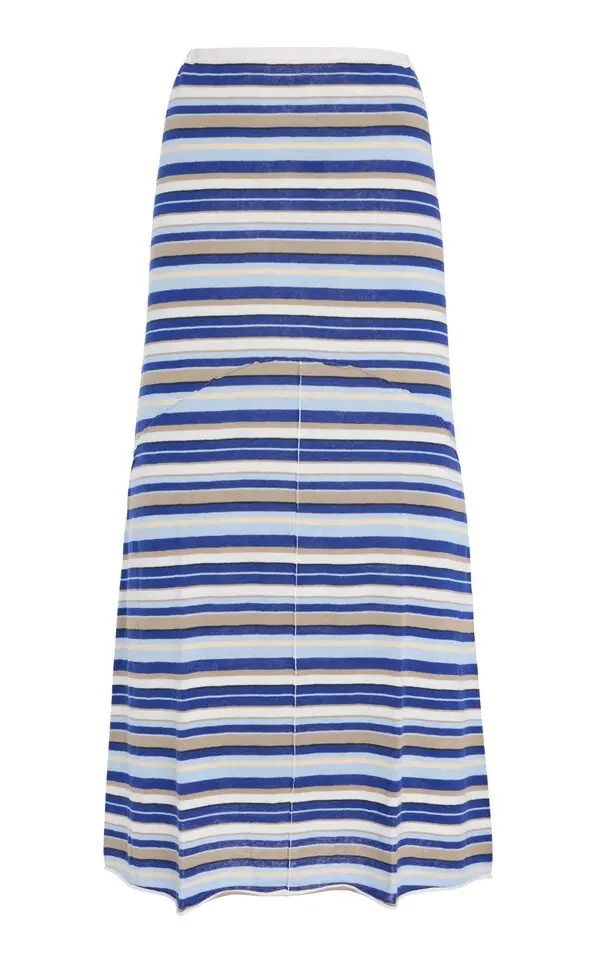 ZULU & ZEPHYR Striped Knit Skirt