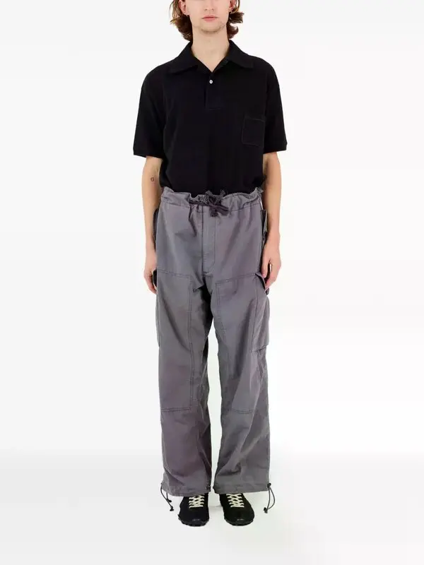 MAISON MARGIELA Four-stitch Logo Track Pants - Grey