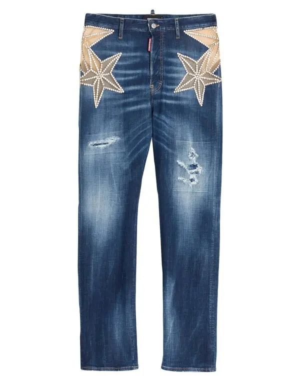 Dsquared2 Straight-leg Jeans With Appliqués