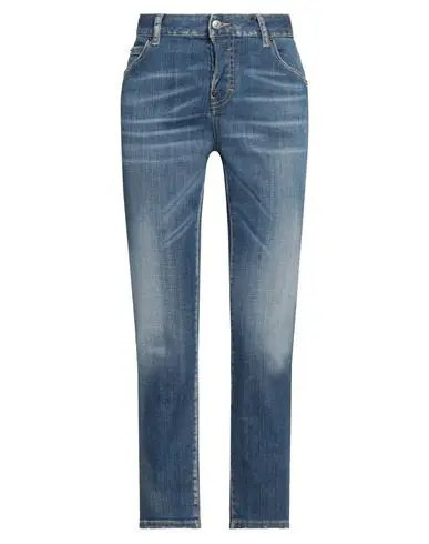 Dsquared2 Tapered Jeans With Logo - Blue