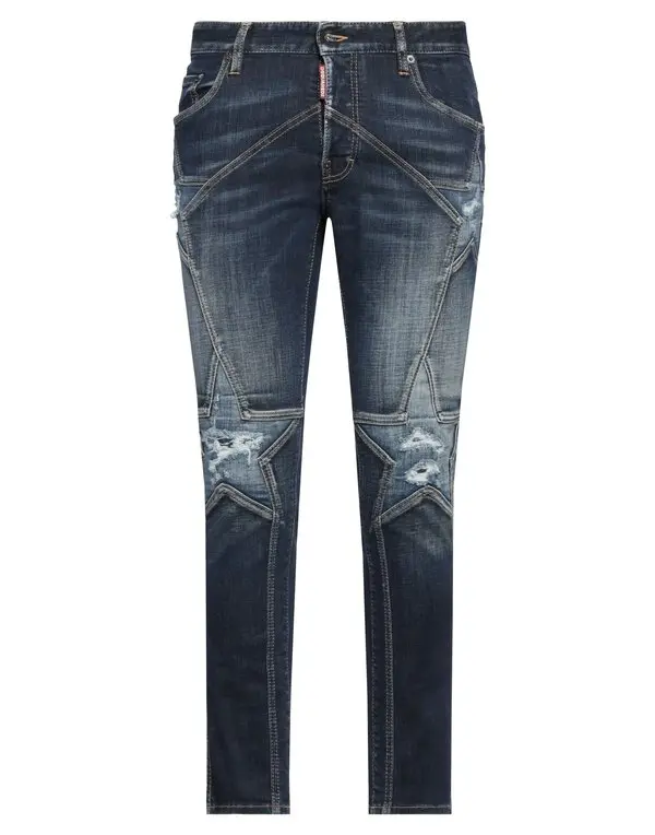 Dsquared2 Cotton Elastane Jeans - Blue