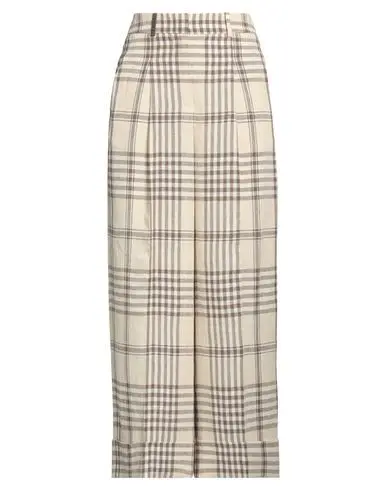 Peserico Wide-leg Tartan Pants