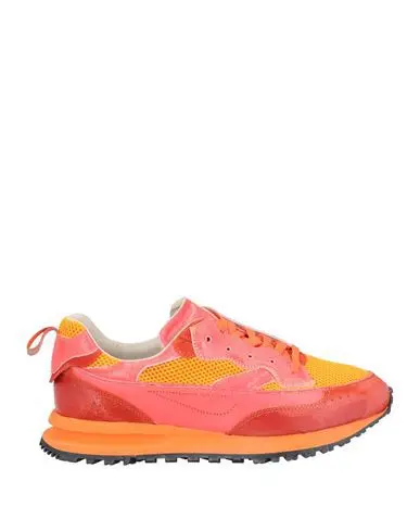 HIDNANDER Leather And Textile Fiber Low-top Sneakers