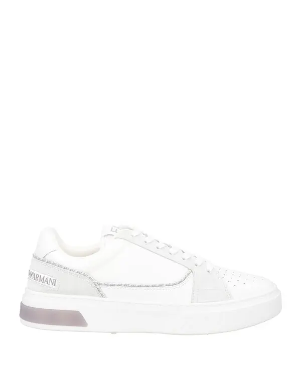 EA7 Cow Leather Sneakers