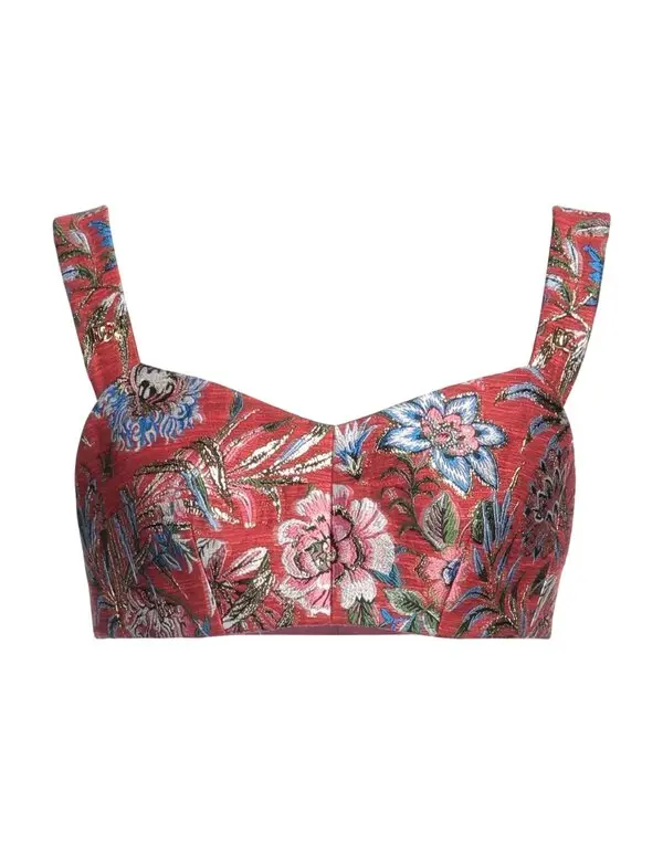 Dolce & Gabbana Floral Brocade Crop Top