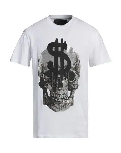 Philipp Plein T-shirt Size Cotton, Glass