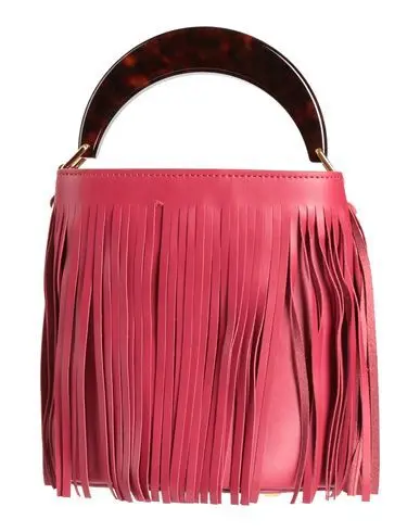 Marni Bucket Bag With Fringes - Garnet