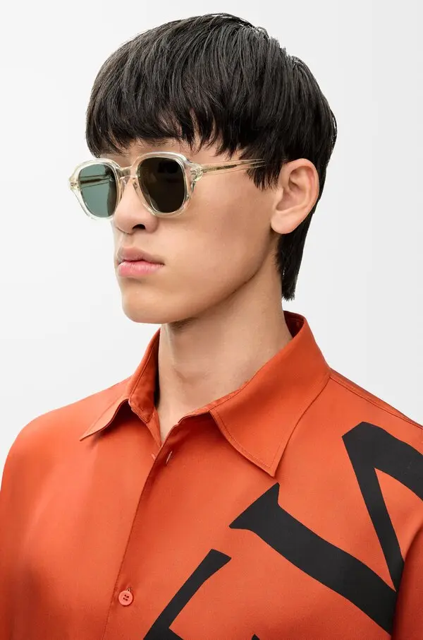 Loewe Alpha Slim Sunglasses - Champagne