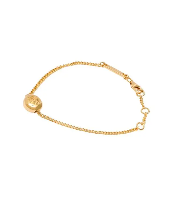Loewe Anagram Pebble Bracelet - Gold