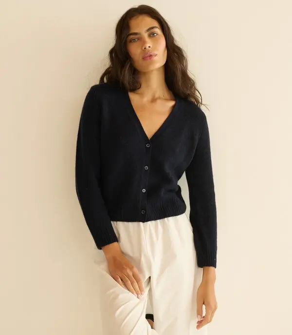 DÔEN Cameron Cardigan - Navy