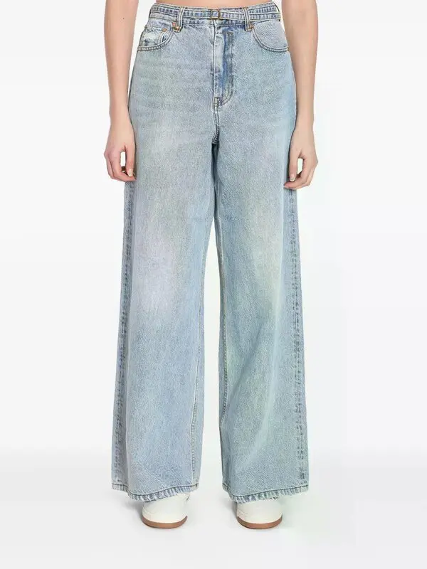 Zimmermann Illuminate Wide Leg Jeans
