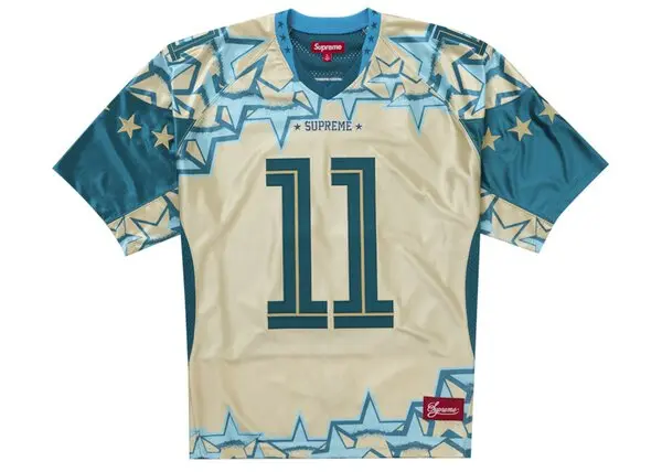 Supreme Stars Football Jersey - Gold