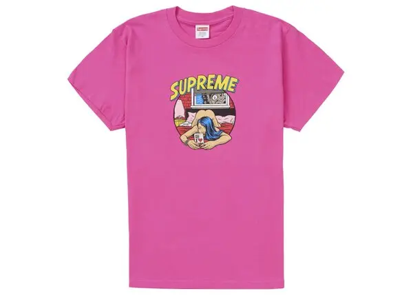 Supreme Bedroom Tee Shirt - Fuchsia