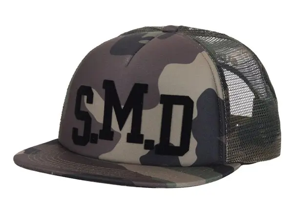 Supreme Smd Mesh Back 5-panel Cap - Camo